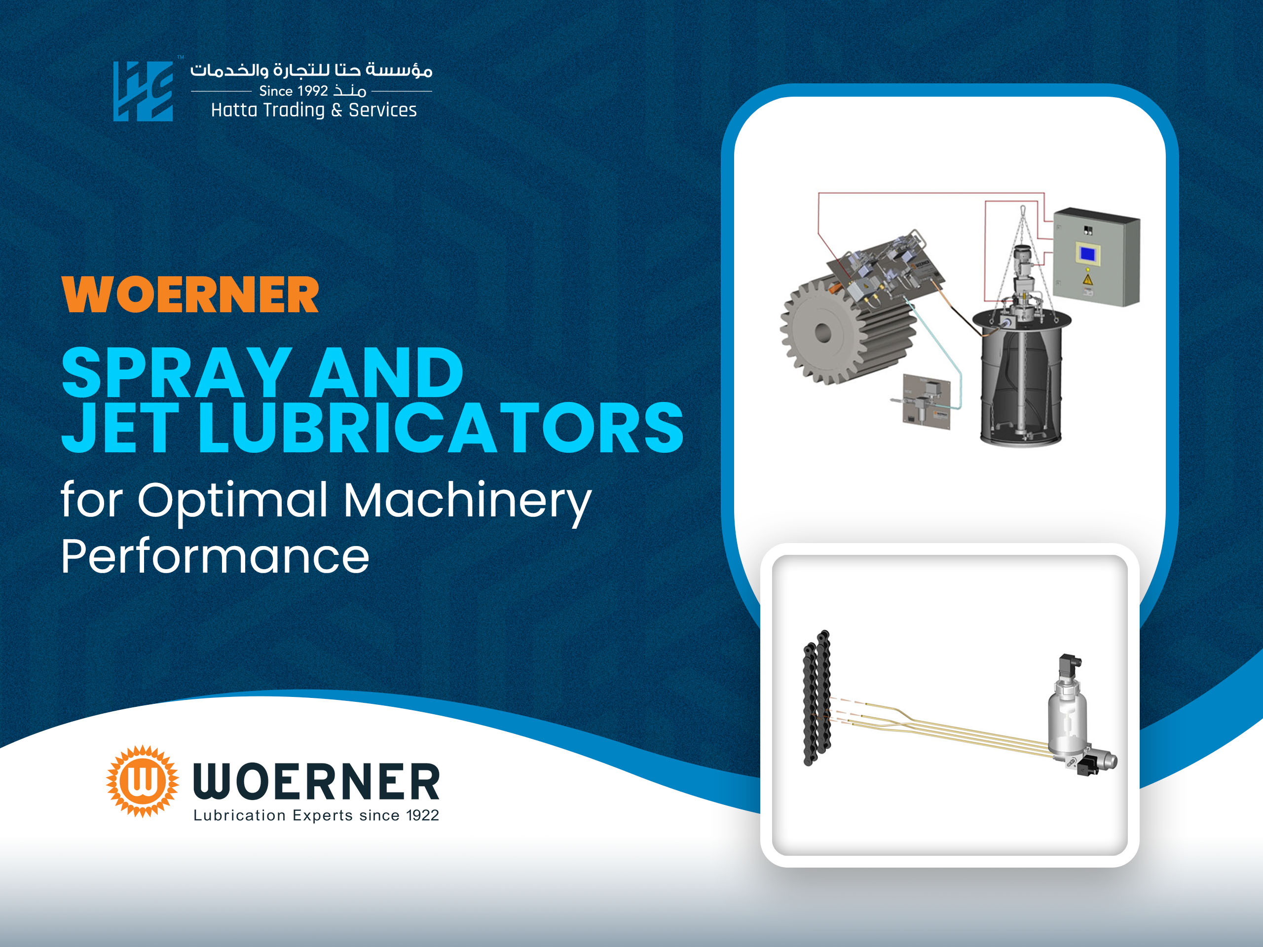 WOERNER Spray and Jet Lubricators for Optimal Machinery Performance