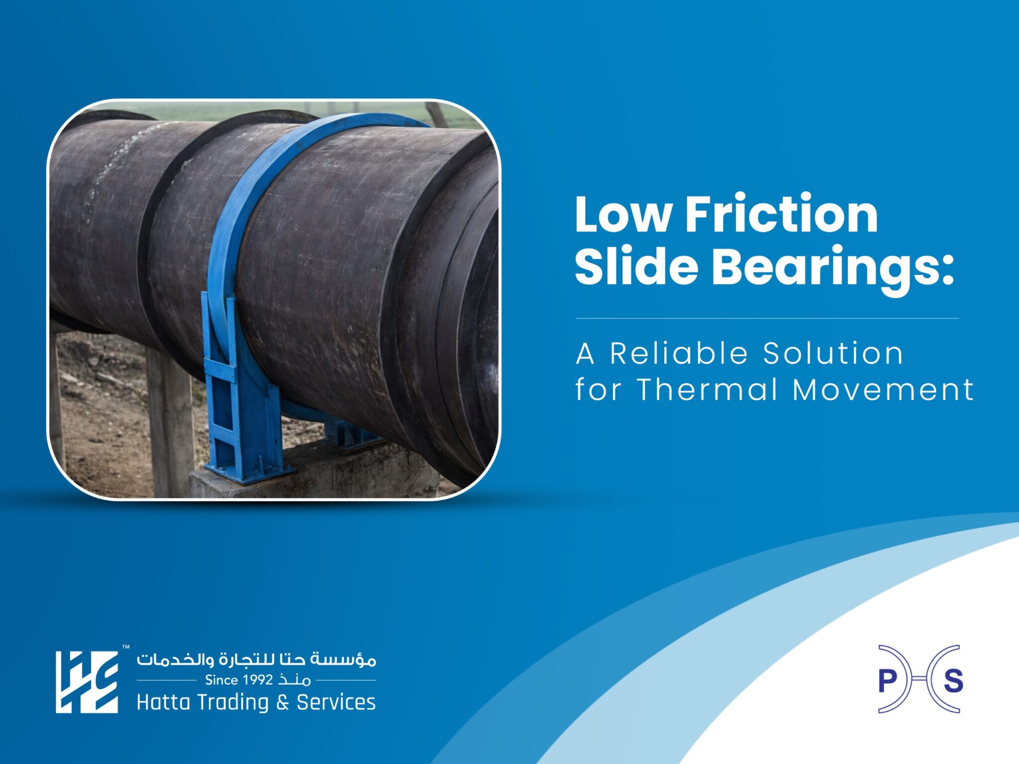 Low Friction Slide Bearings by Pipe Hangers and Support India