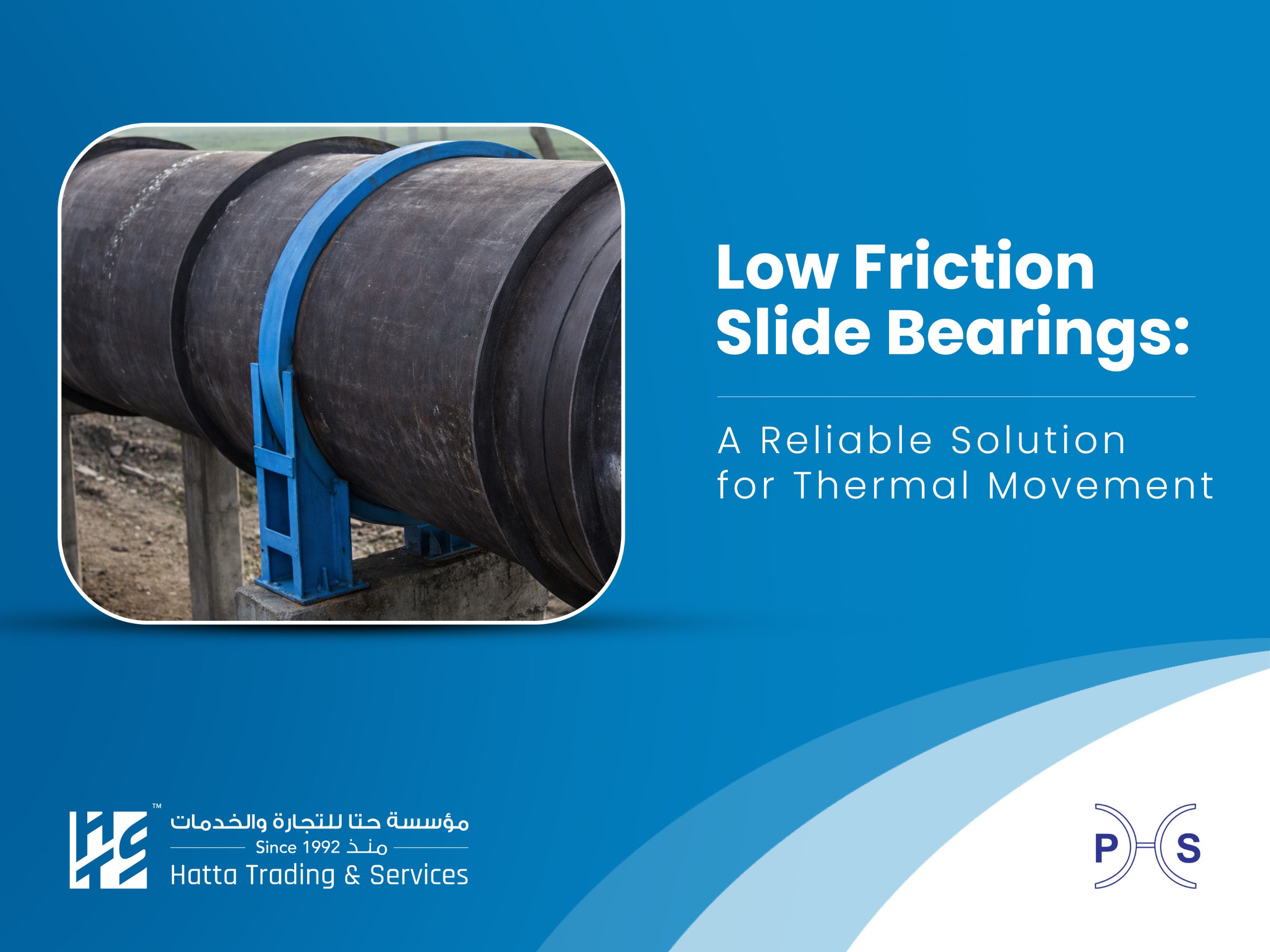 Low Friction Slide Bearings by Pipe Hangers and Support India