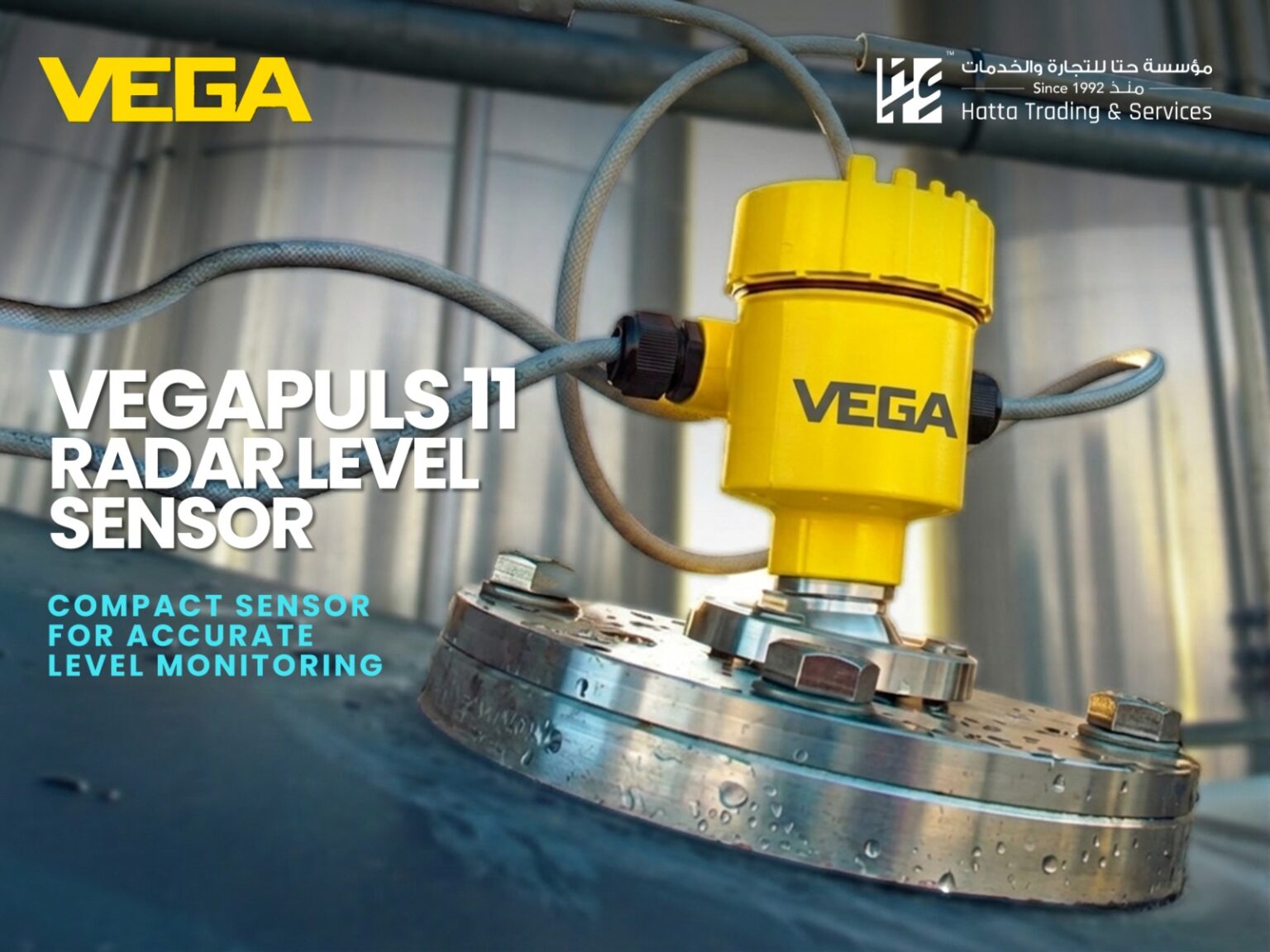 VEGAPULS 11 Radar Sensor for Accurate Level Monitoring